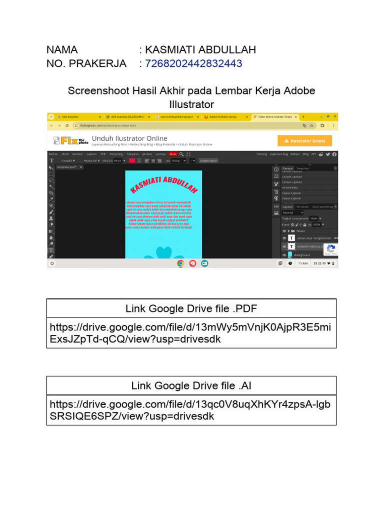 Adobe Illustrator Final Project Files | PDF | Computers