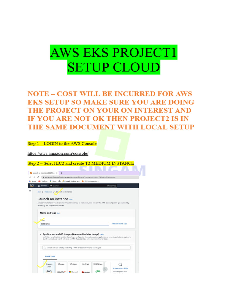 Aws Eks Project Pdf Operating System Technology Software Development