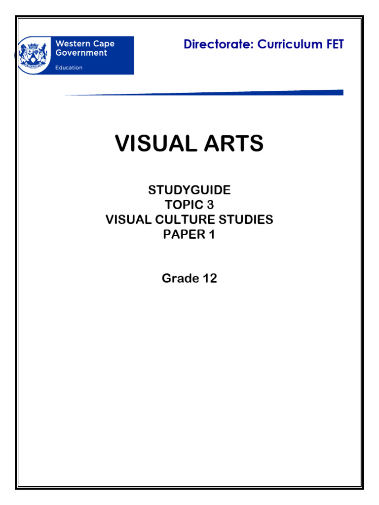 Visual Arts Theory Study Guide Gr12 2021 | PDF | Realism (Arts ...