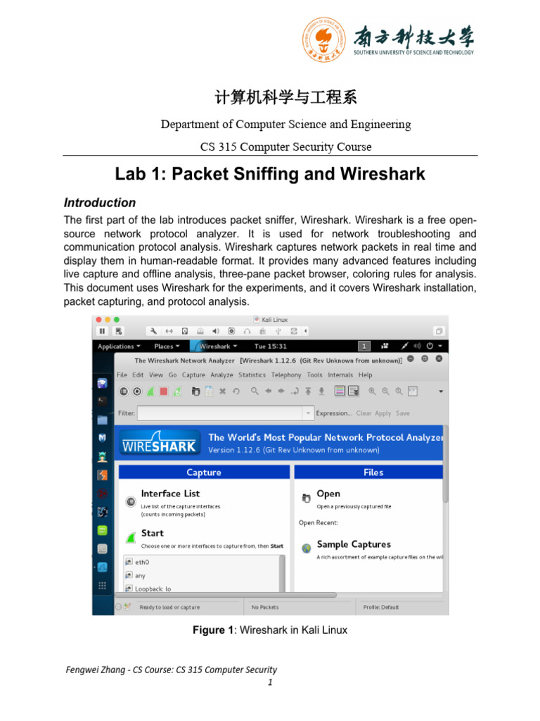 Lab1 Instruction | PDF | Internet Protocol Suite | Internet Protocols
