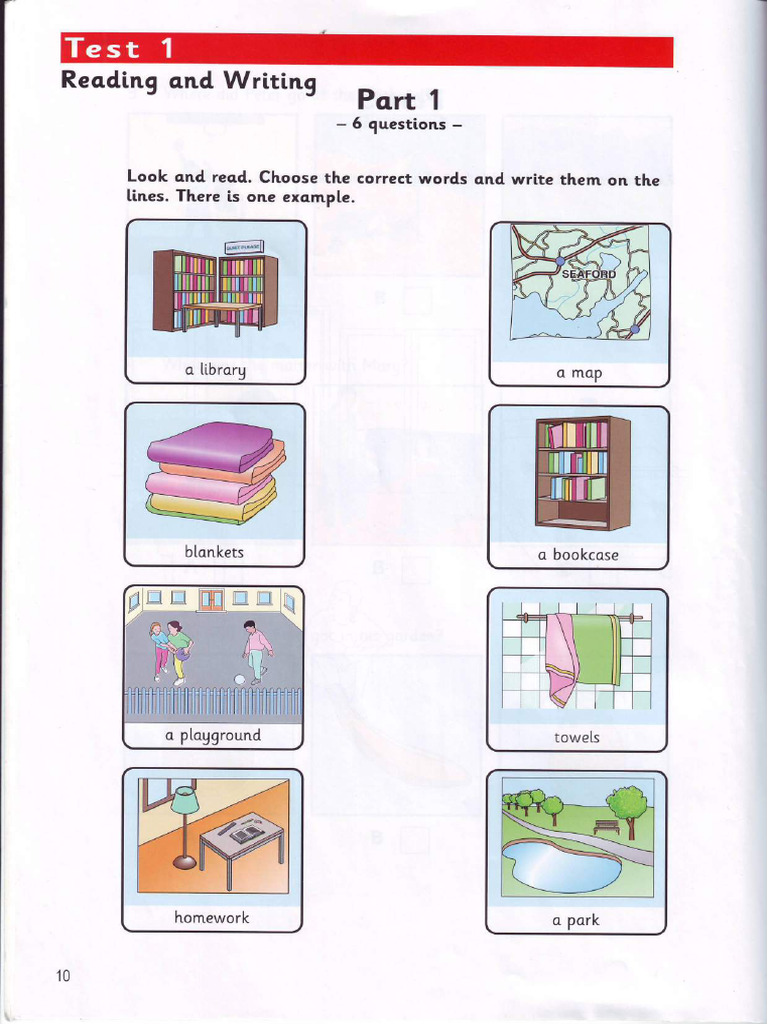 Tests Movers 1 book-10-22 | PDF