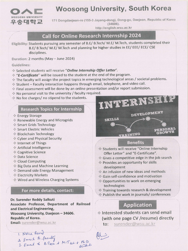 Woosong University, South Korea - Compressed | PDF