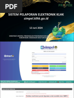 SOP Tata Cara Pelaporan Simpel KLHK (Proper PPA Air Limbah) | PDF