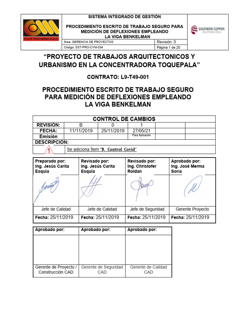 SST Pro Cym 034 | Descargar gratis PDF | Laboratorios | Camión