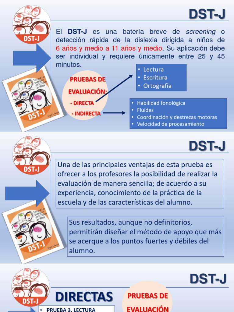 Evaluación Específica PRUEBA DST-J para Publicación | PDF