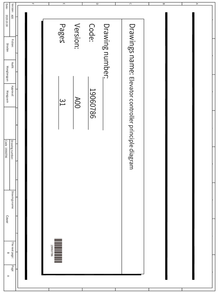 H100 Schematic | Download Free PDF | Elevator | Mechanical Engineering
