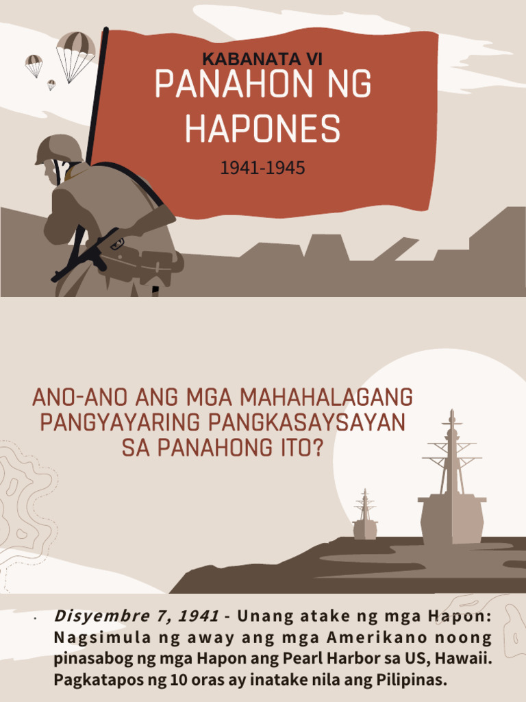 FILPAN030 K6 Panahon NG Hapones | PDF