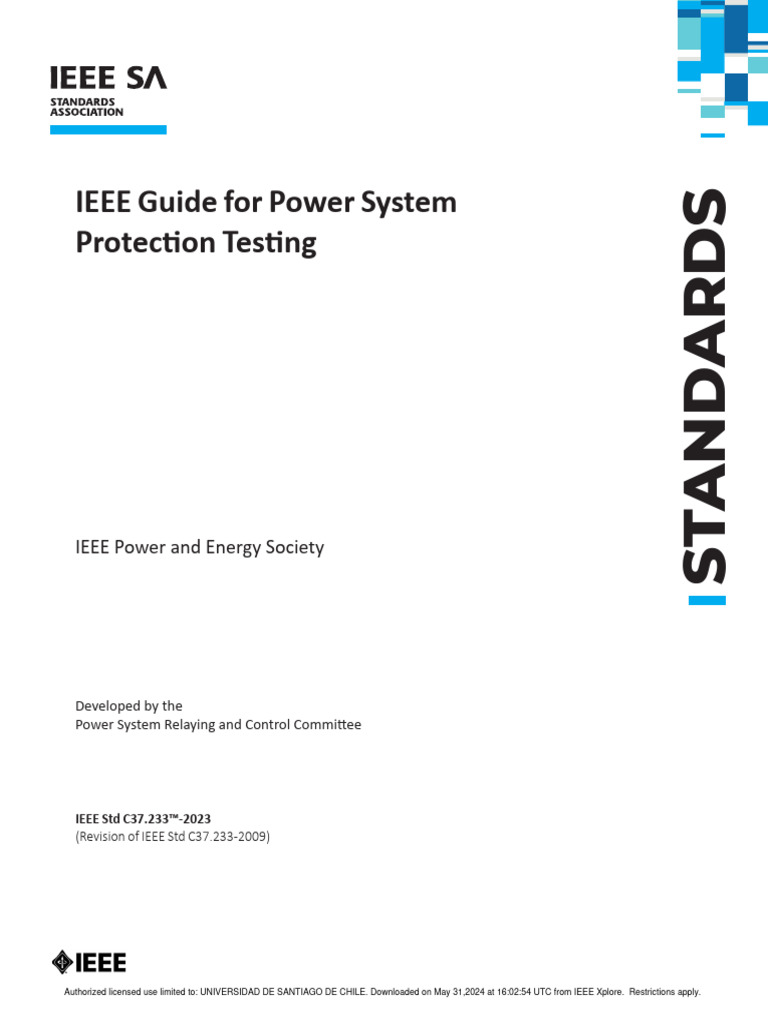 IEEE Guide For Power System Protection Testing | PDF | Legal Liability ...