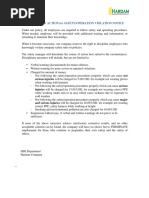 VFL Safety Management Checklist | PDF | Safety | Occupational Safety ...