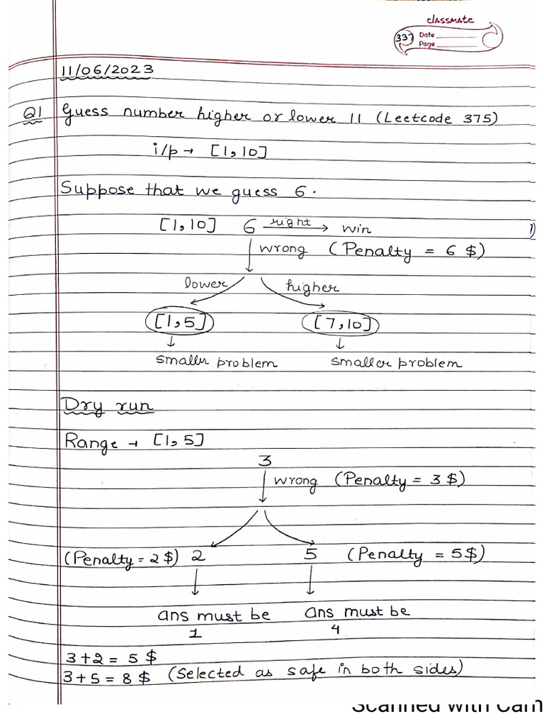 DP ClassV Notes 11th June 2023 | PDF
