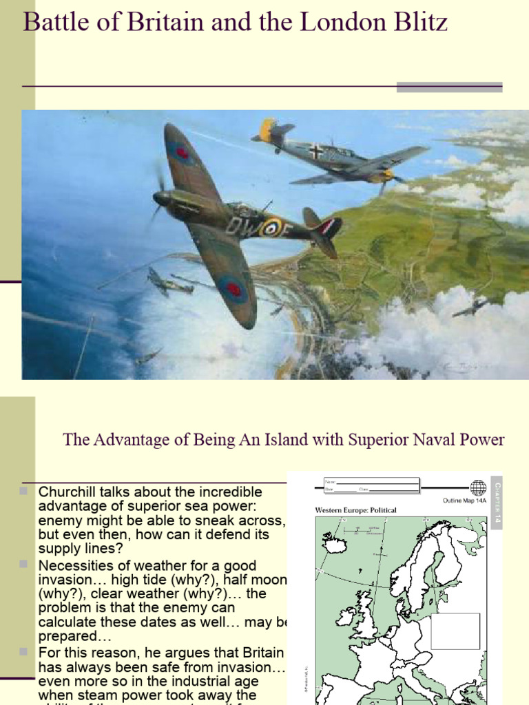 Lesson 3 The Battle of Britain | PDF | The Blitz | Supermarine Spitfire
