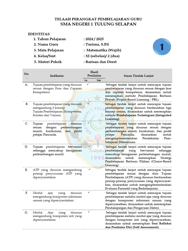 Contoh Telaah | PDF | Karier & Perkembangan | Pengembangan Diri