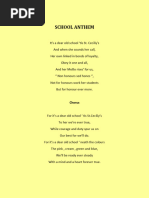 Proud of Our School Song Lyrics | PDF