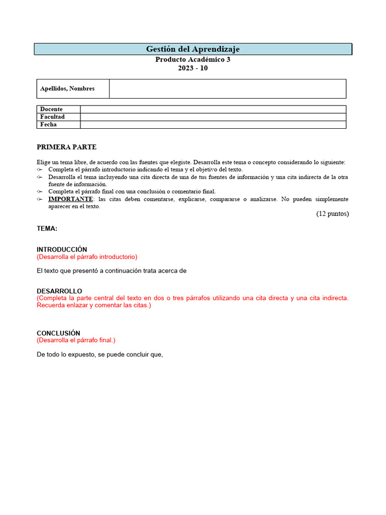 Plantilla Del Modelo Del PA3 2023-10 | PDF | Documento de identidad | Internet