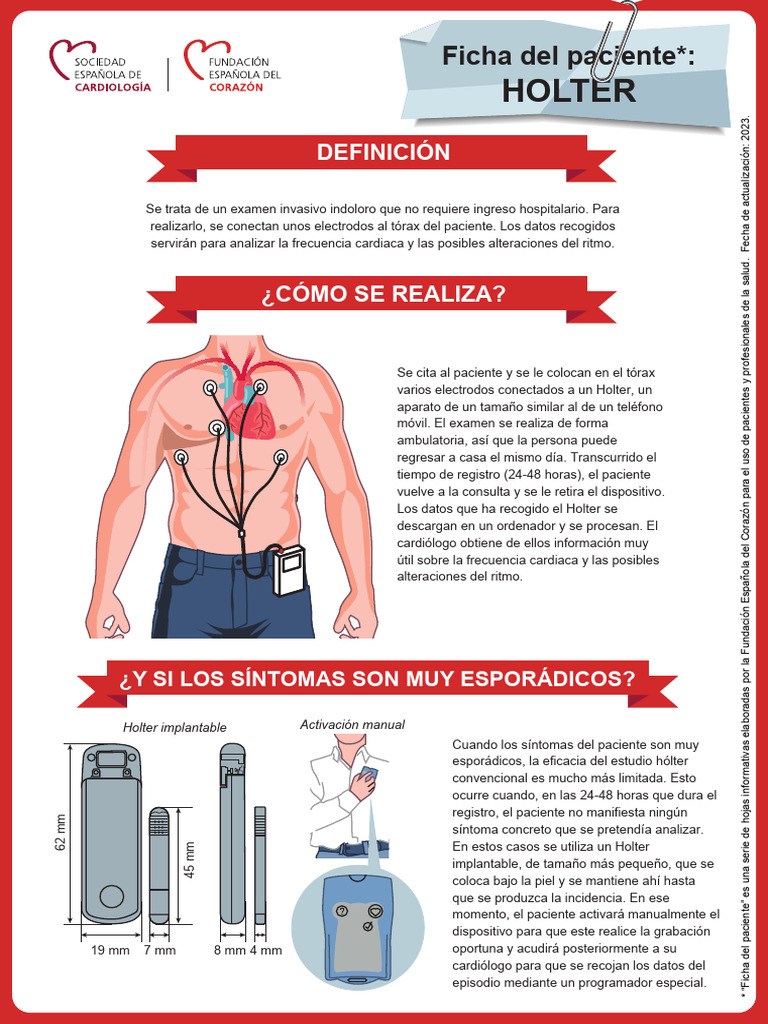 Ficha Holter | PDF | Causas de la muerte | Medicina