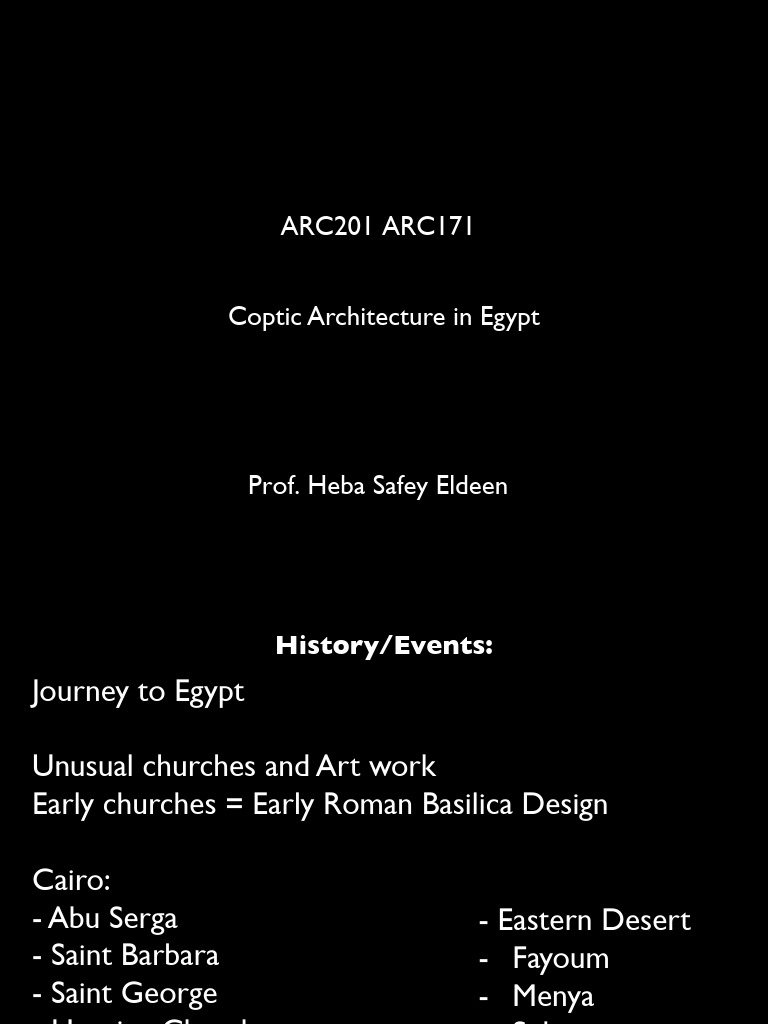 ARC171 ARC201 Coptic | PDF