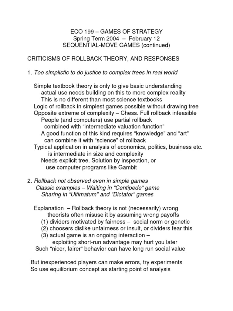 Lec 04 | PDF | Game Theory | Systems Theory