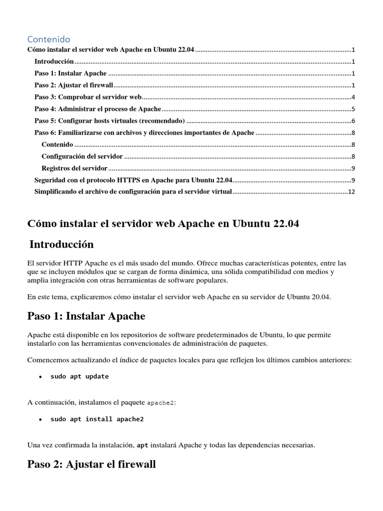 UT - 17.2 - Servidor Web Apache | PDF | Servidor HTTP Apache | Red mundial