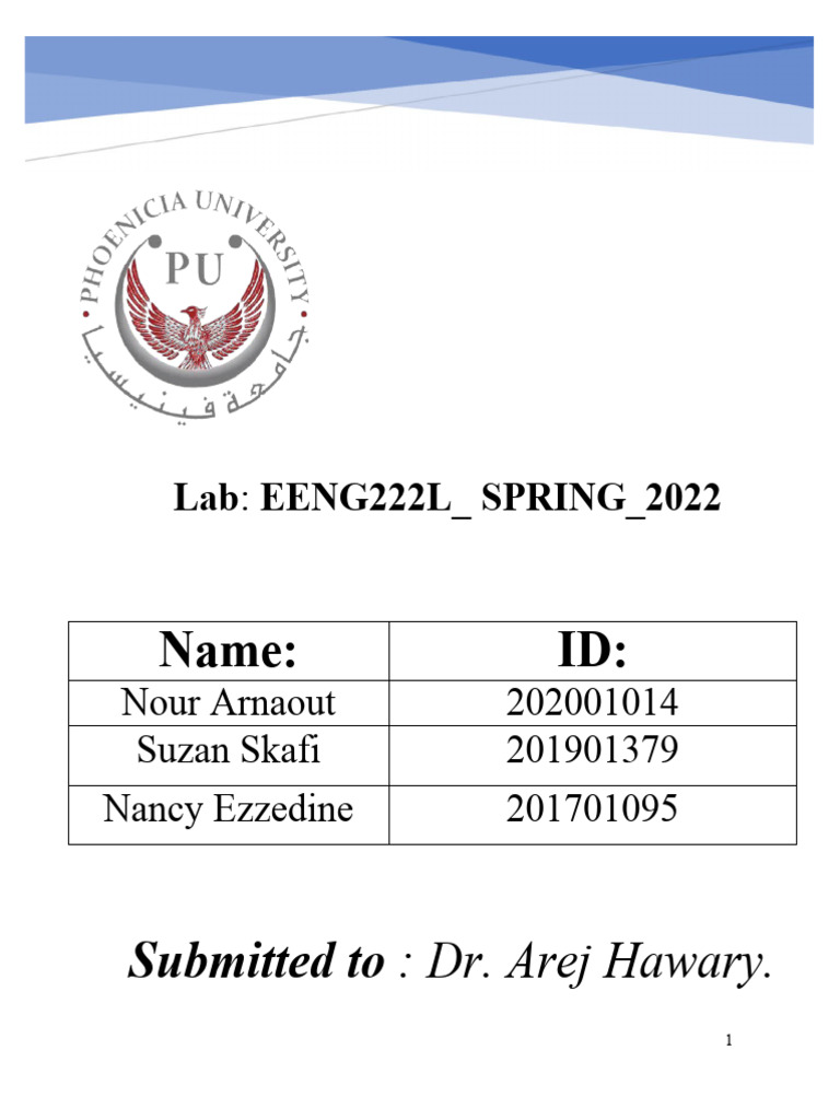 EENG222L Nour-Arnaout Suzan Nancy Exp4 | PDF | Modulation | Amplitude
