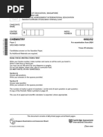 Chemistry 9701 Paper 1 - Atomic Structure | PDF