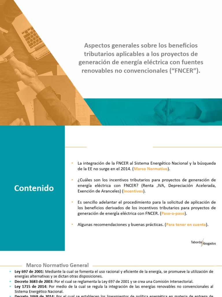 Incentivos Tributarios JE 4 | PDF | Impuesto sobre la renta | Impuestos