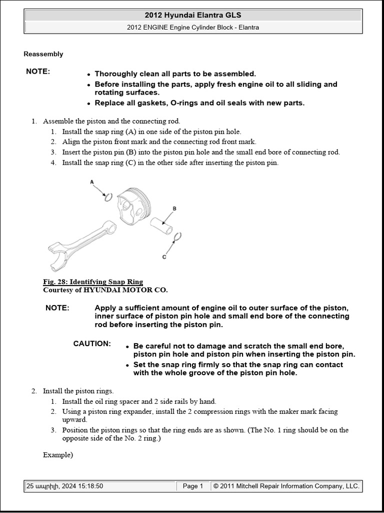 Elan Tra | Download Free PDF | Piston | Bearing (Mechanical)
