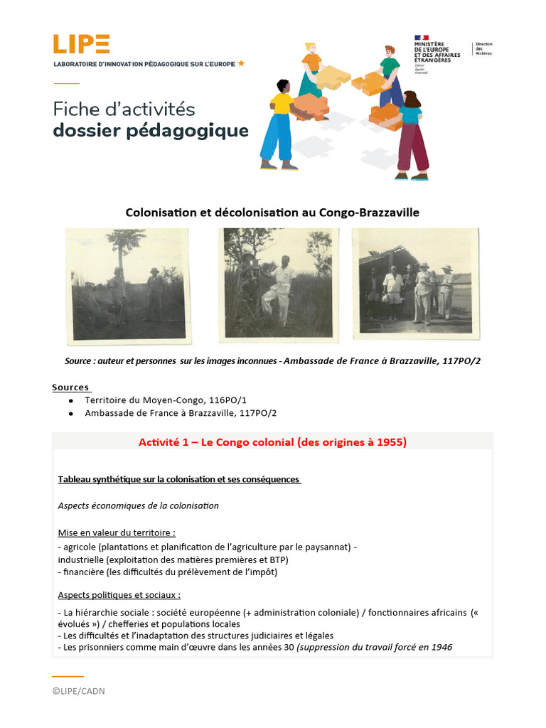 Colonisation et décolonisation au Congo | PDF | République du Congo