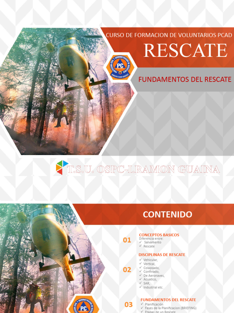 Fundamentos de Un Rescate | PDF | Planificación | Búsqueda y rescate