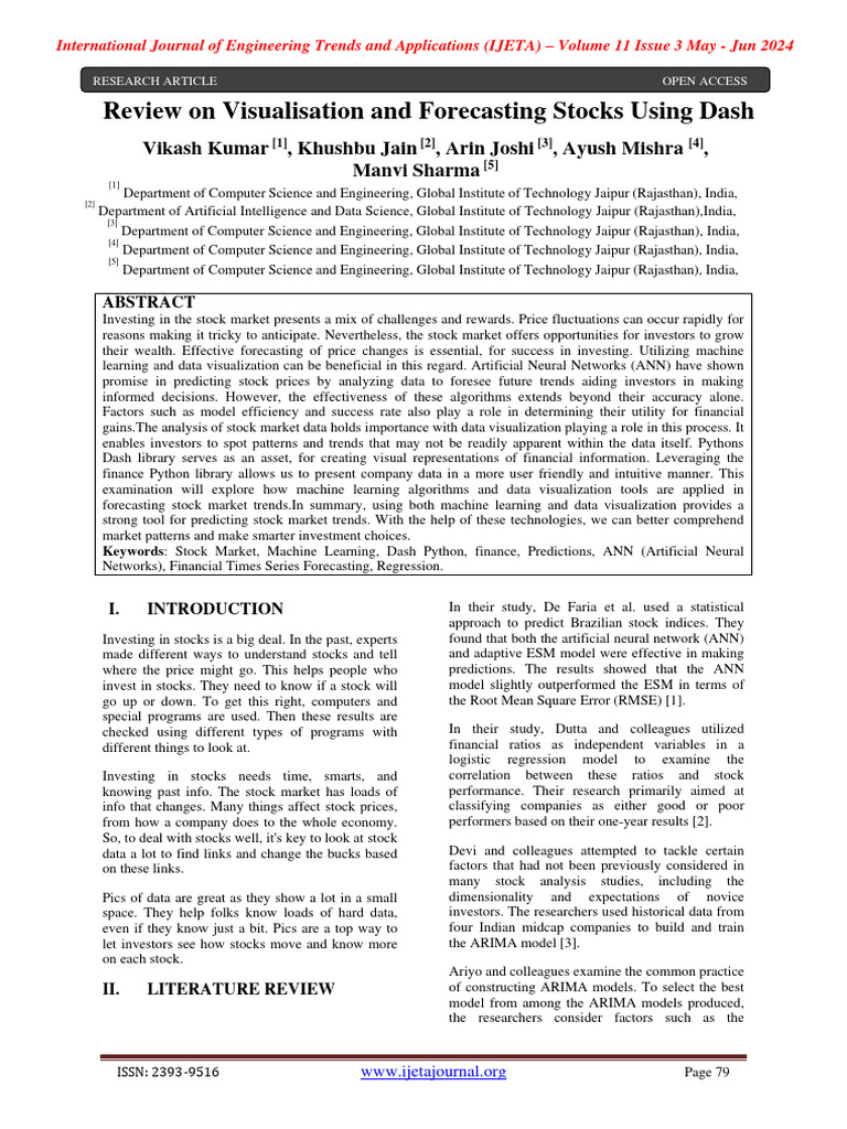 (IJETA-V11I3P17) :vikash Kumar, Khushbu Jain, Arin Joshi, Ayush Mishra ...