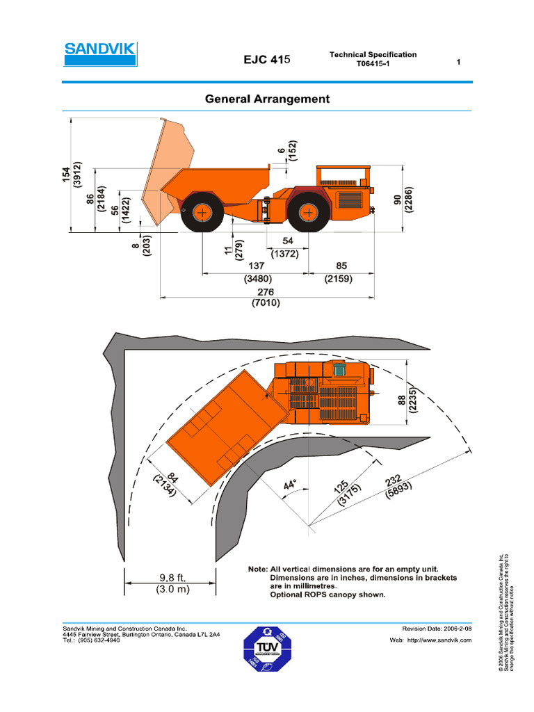 Dumper Ejc 415 | PDF