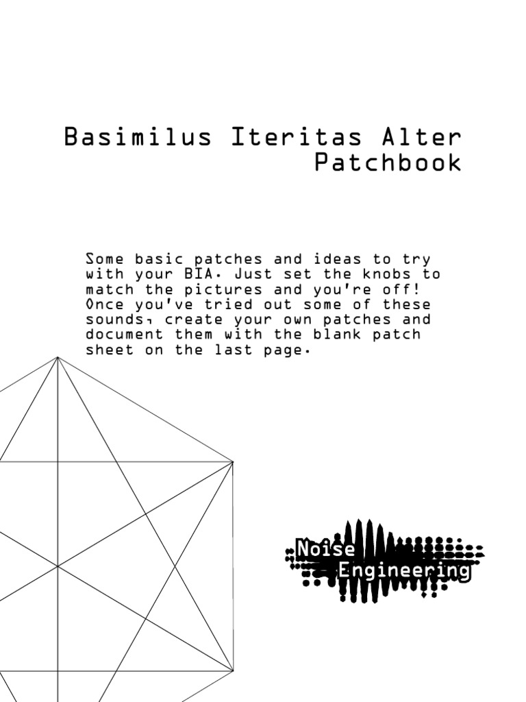 BIA Patchbook | PDF | Synthesizer | Drum