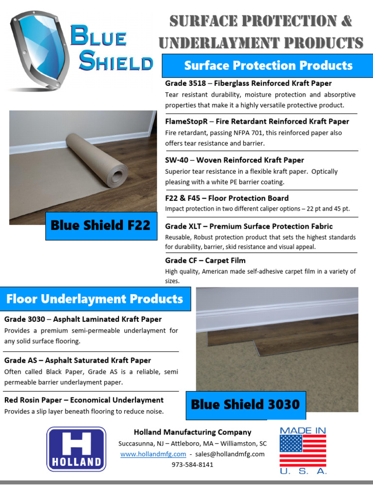 Blue Shield Flooring Products Updated 10.13.20 | PDF | Flooring | Paper