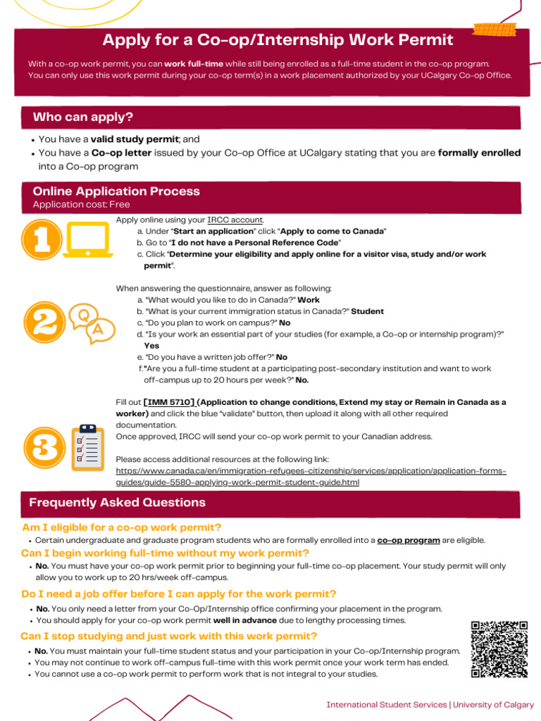 Apply for Co-op Work Permit in Canada | PDF | Immigration Law ...