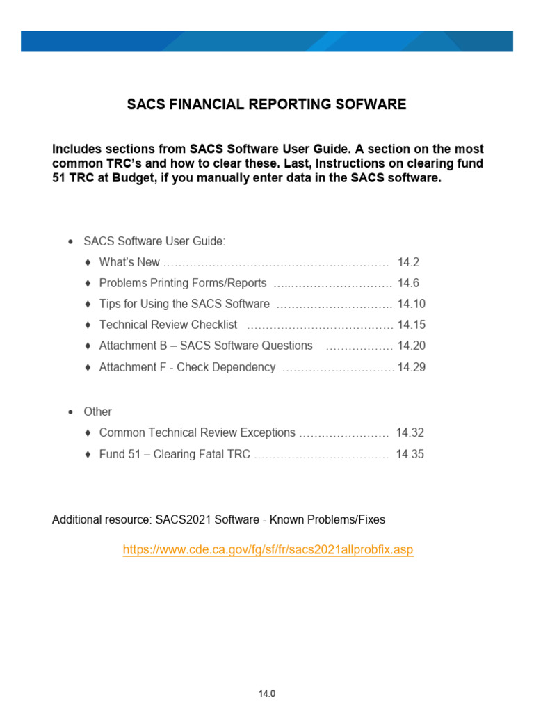 Sec14-Sacs Software 2021 | PDF | Debits And Credits | Software