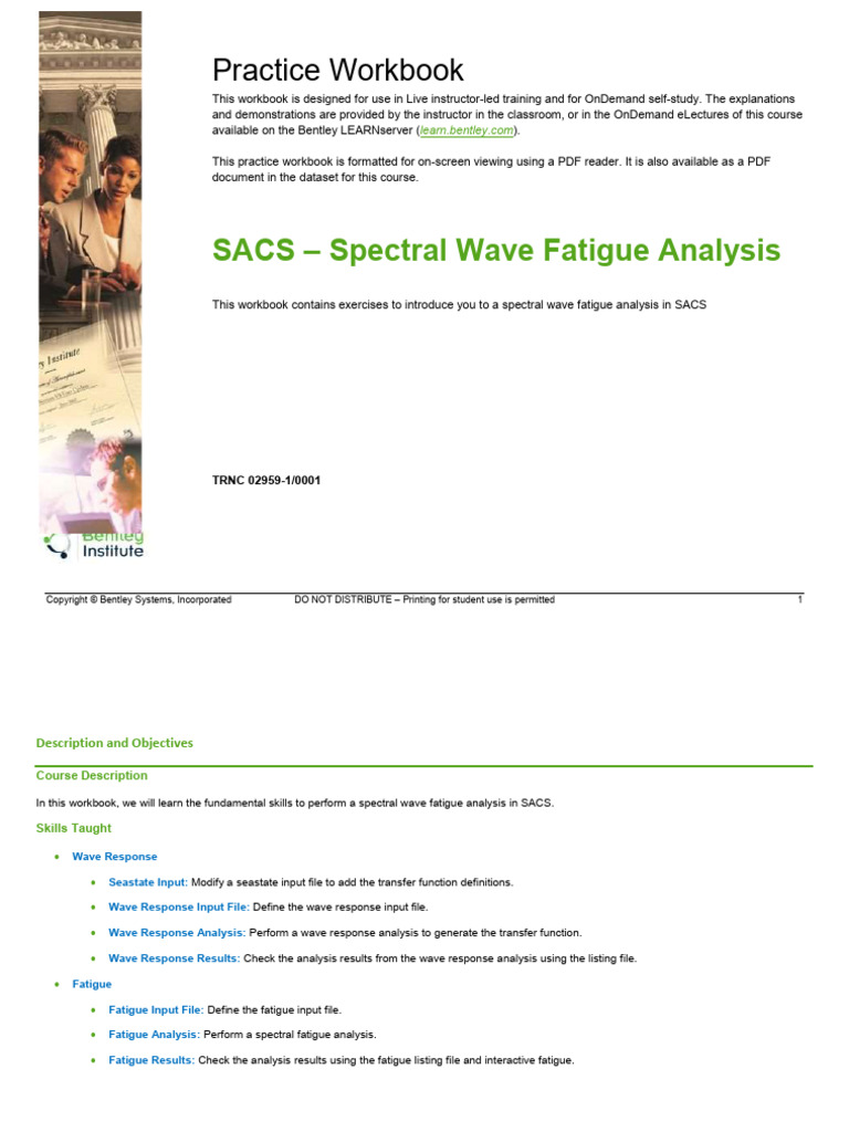 Spectral Wave Fatigue Analysis TRNC02959-10001 | PDF | Frequency ...