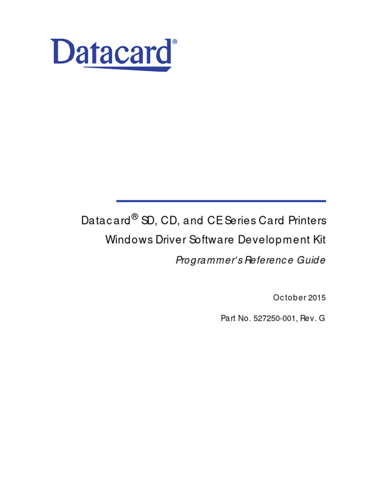 Driver Datacard Cd800 Completo | PDF | Printer (Computing) | Pixel