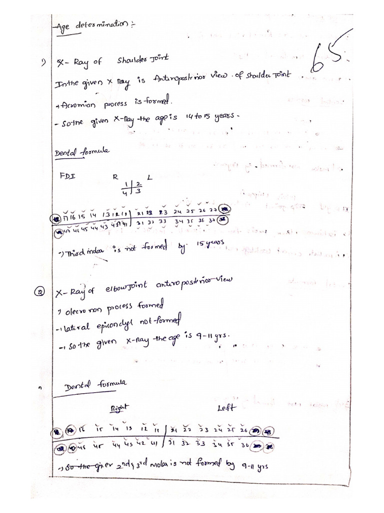 Age determination | PDF
