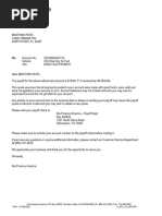 BMW Financial Services Payoff Instructions | PDF | Cheque | Mail