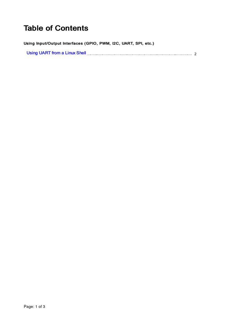 Using Uart From A Linux Shell Pdf Shell Computing Command Line Interface 9320