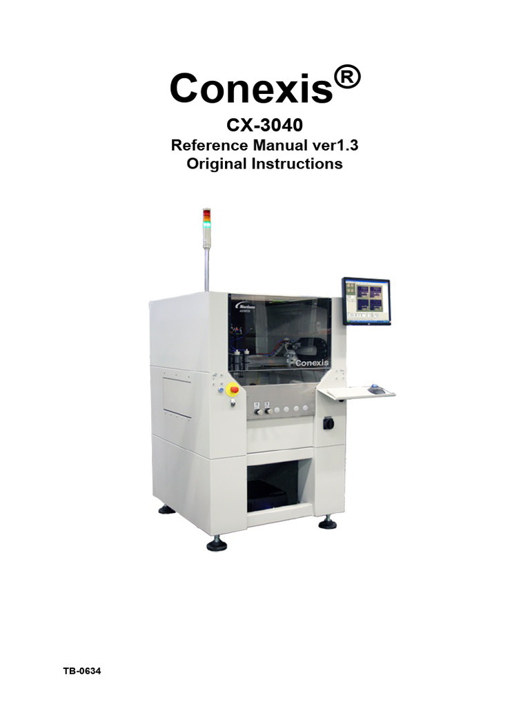 TB-0634 CX-3040 Reference Manual - EN | PDF | Menu (Computing) | Databases