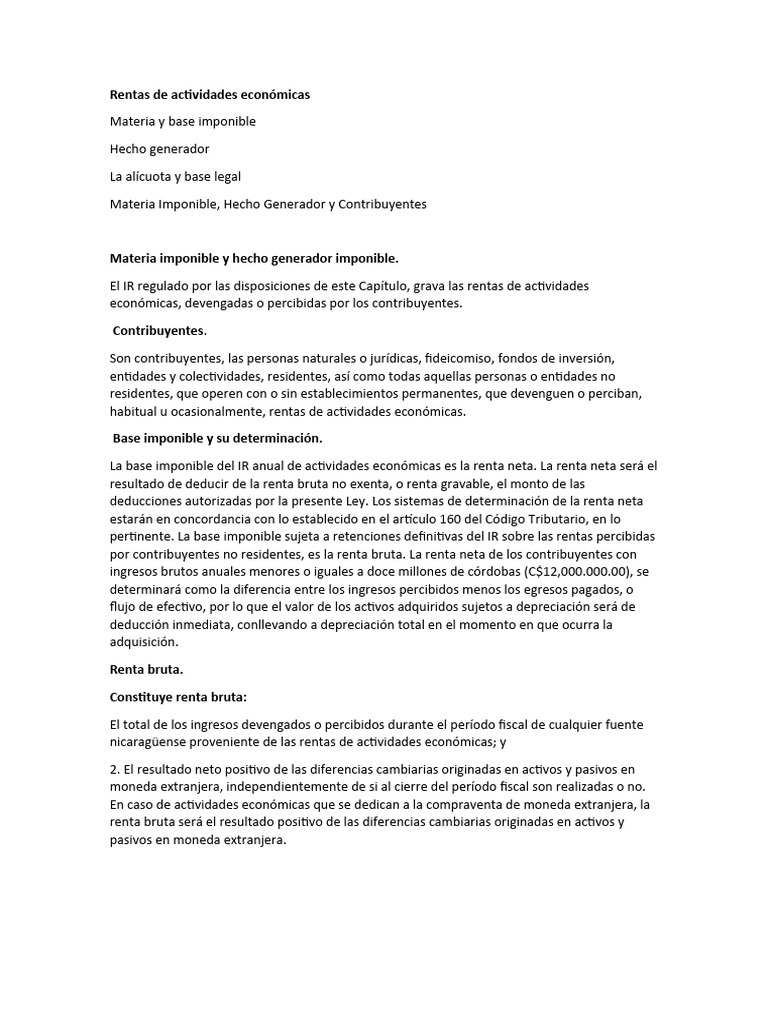 Tributa Rio | PDF | Depreciación | Economias