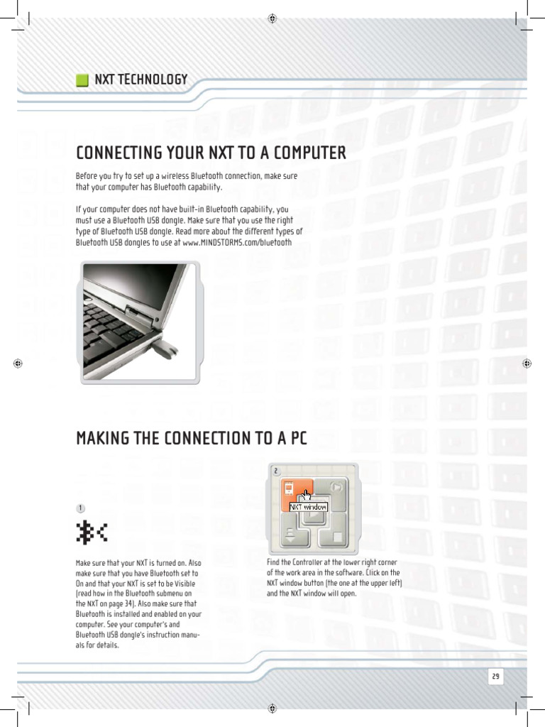 Mindstorm NXT User Manual 2 | PDF | Bluetooth | Computer Architecture
