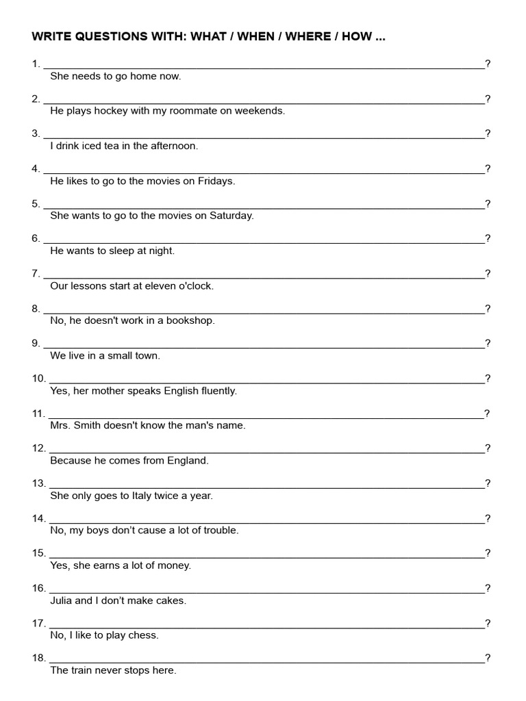 Oral Activities ASKING QUESTIONS | PDF
