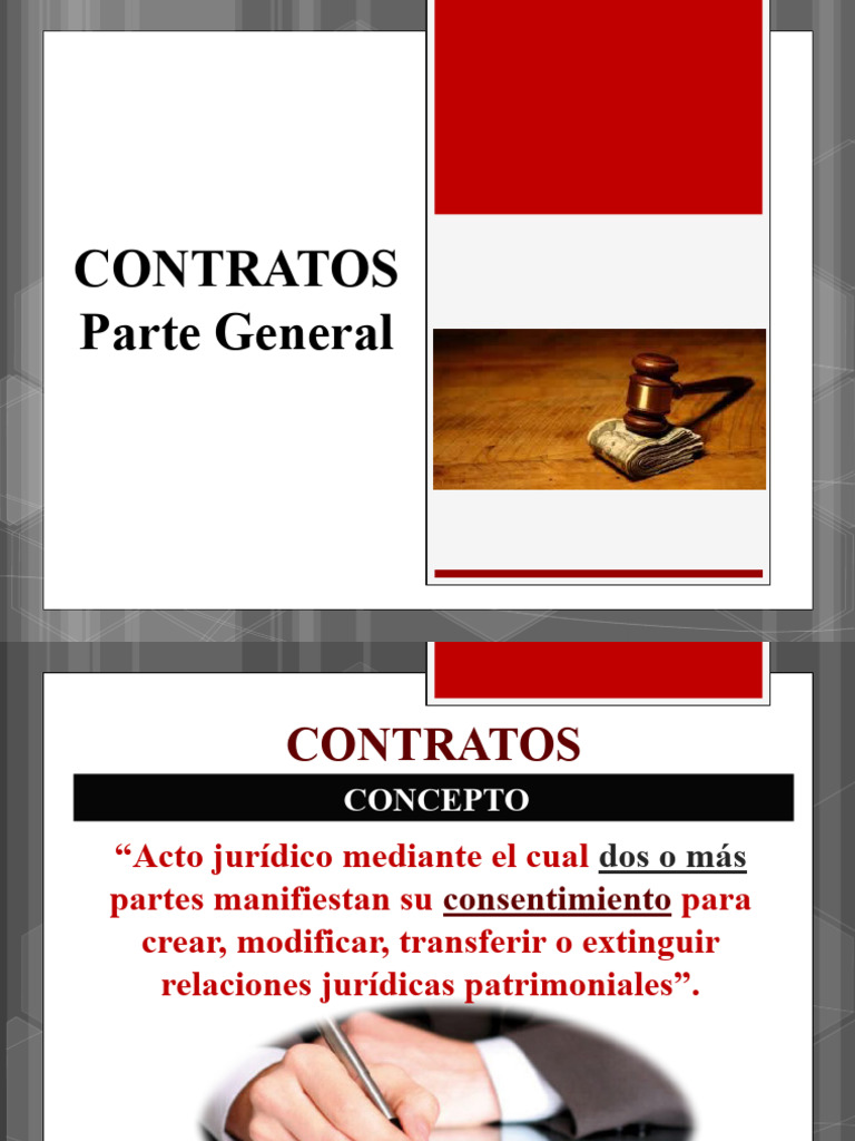Contratos Parte General | PDF | Ley de obligaciones | Consentimiento