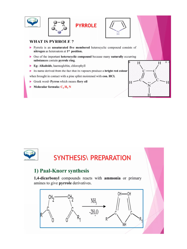 Pyrrole | PDF