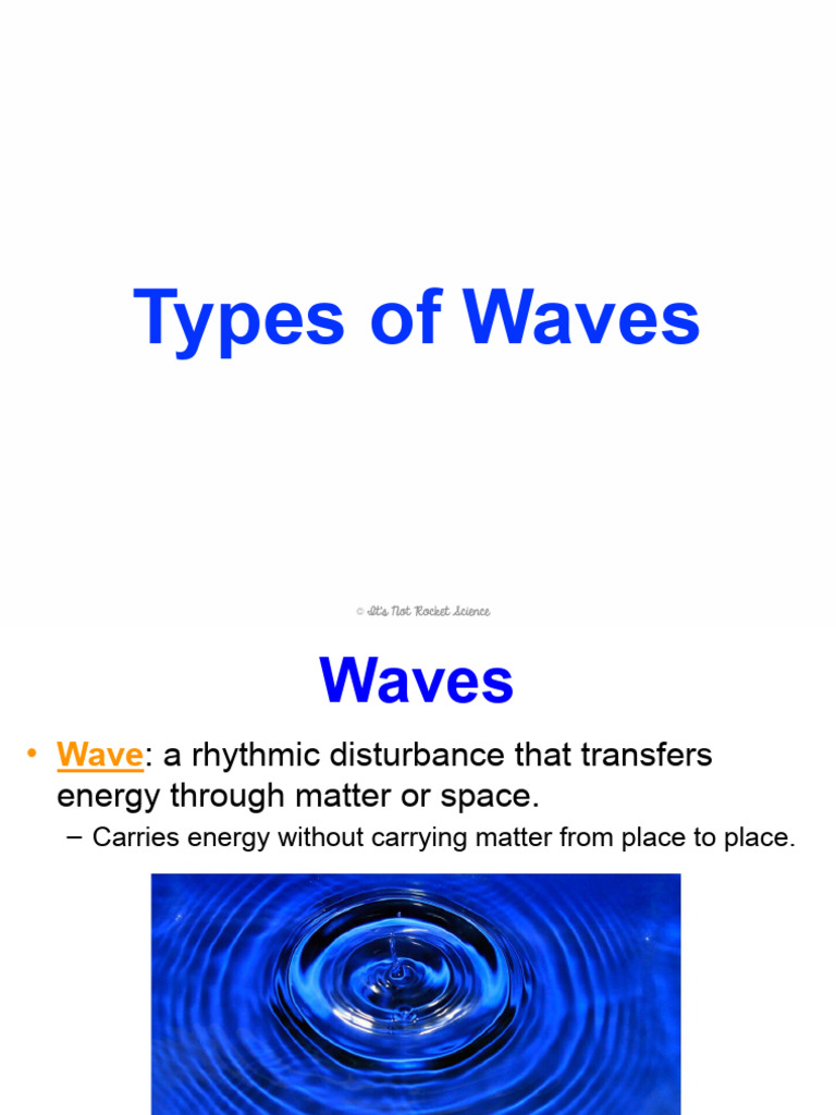 Wave Foldable Notes | PDF | Waves | Frequency