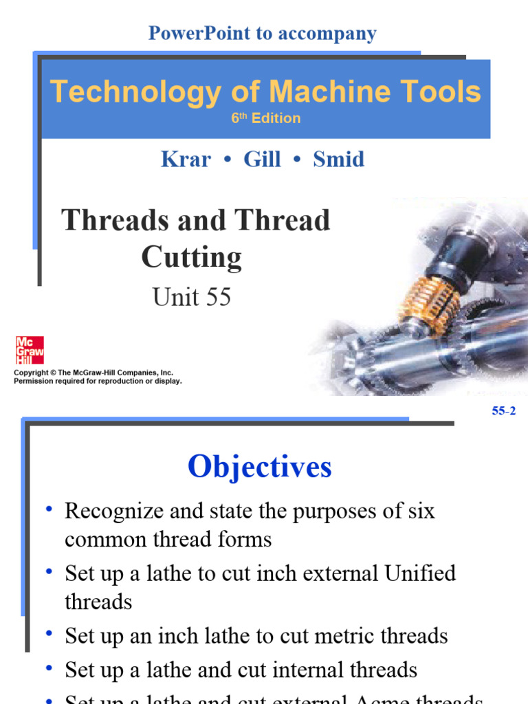 Kra Run It 55 Threads N Thread Cutting | PDF | Screw | Engineering Tolerance