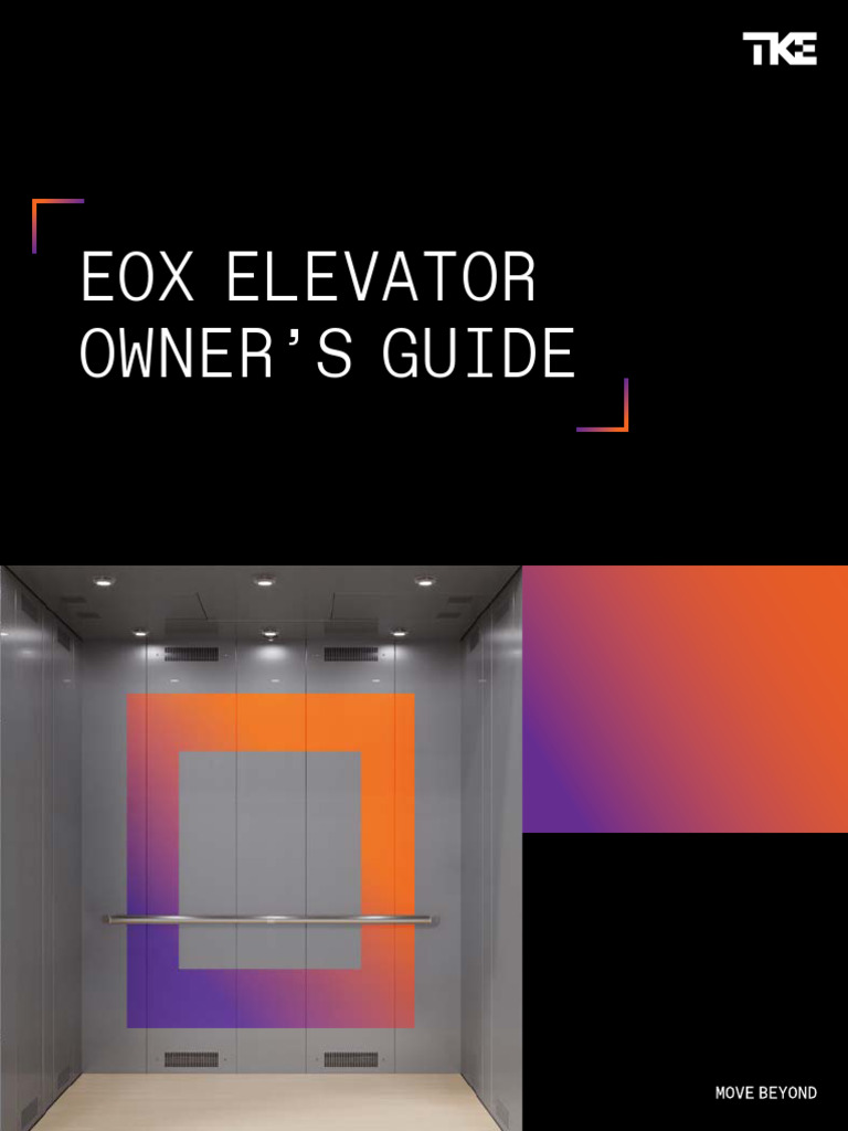 Eox Elevator Owners Guide | PDF | Elevator