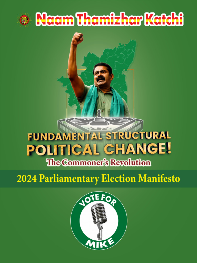 2024 NTK Manifesto English | PDF | Bharatiya Janata Party | Democracy