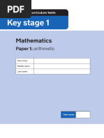 Year 4 Arithmetic Test 1 PDF | PDF | Mathematics